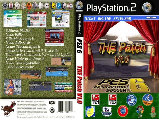 PES 6 The Patch V1.0 - PS2 Games - psXtools.de Community